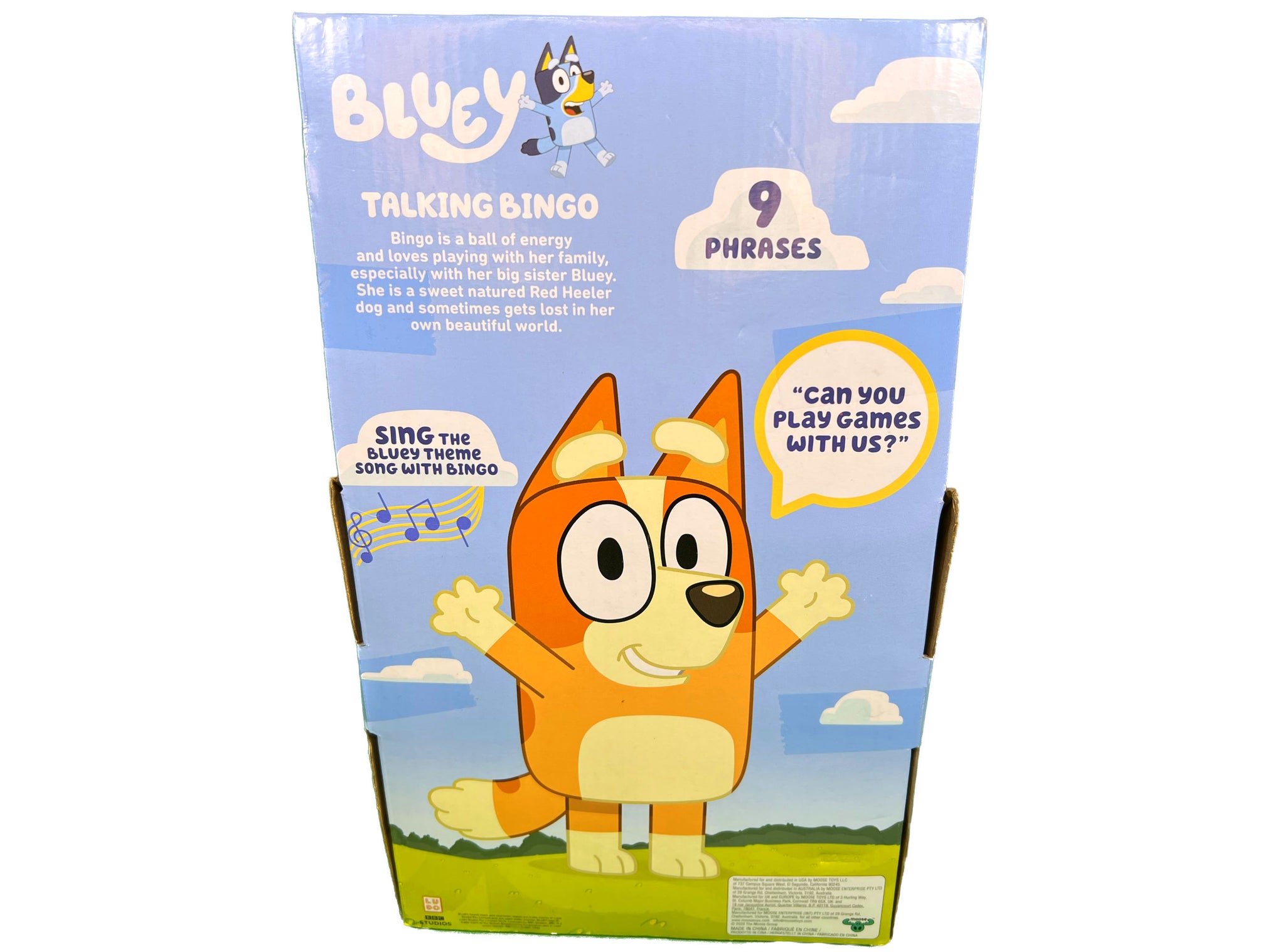 Switch Adapted Talking Bingo Plush Toy – Accessible Toys